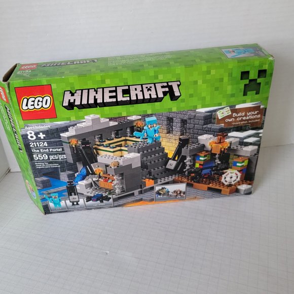 Lego | Toys | Lego Minecraft 2124 The End Portal Steve Endermen Cave ...